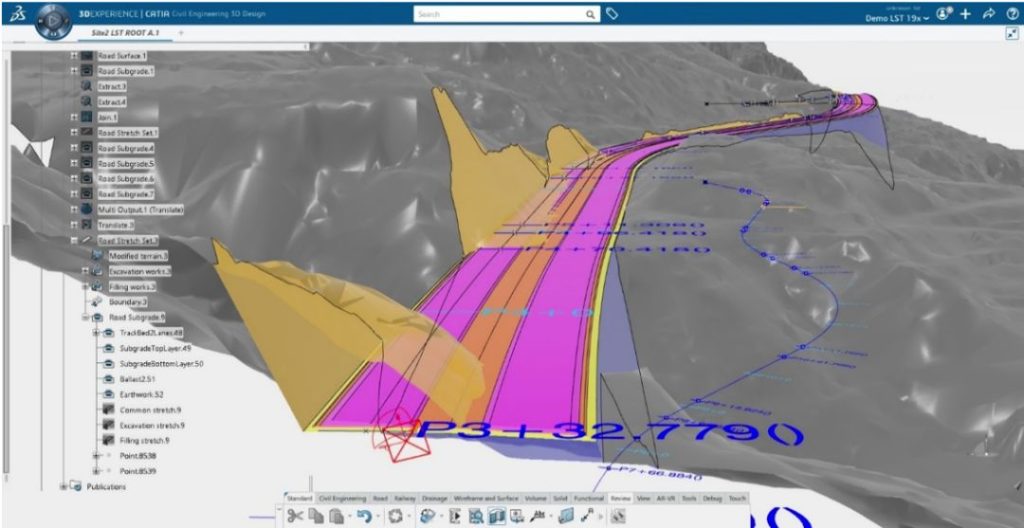 CATIA Civil Engineering 2019x 面向土木工程行业的CIV模块 - 达索系统CATIA与PLM和MES及CAE软件